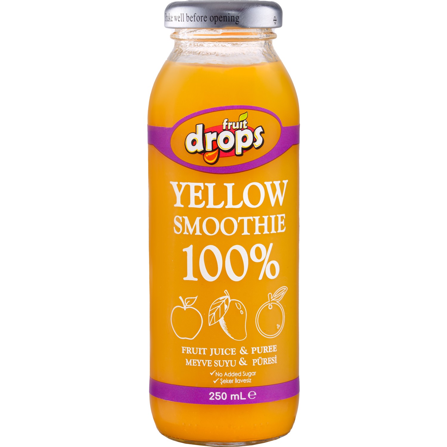 Fruit Drops Yellow Smoothie 250 ml Fiyatı - Taksit Seçenekleri