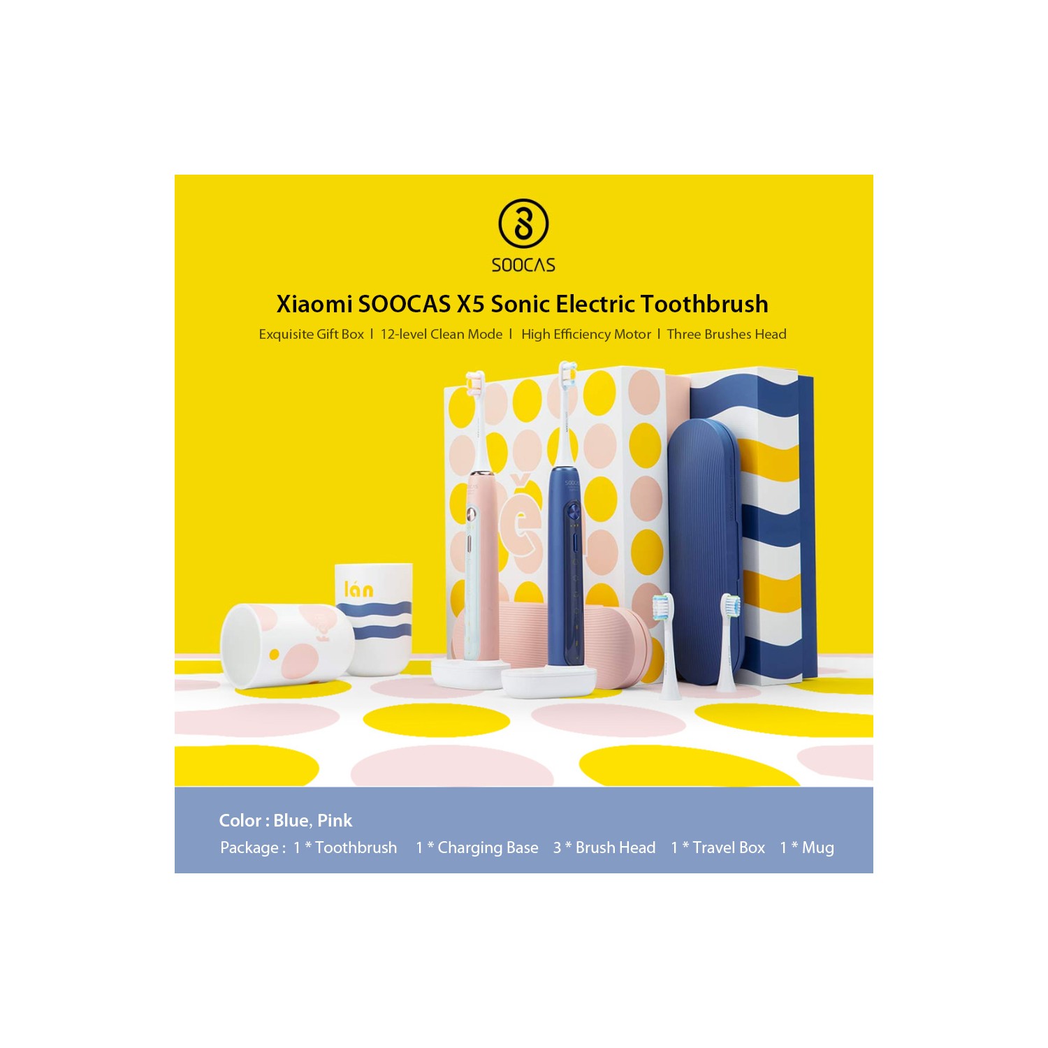 Xiaomi Mijia Soocas X5 Sonic Elektrikli Diş Fırçası Fiyatı