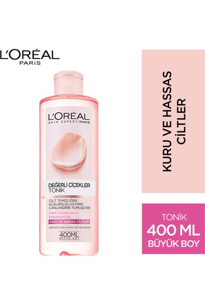 Loreal 3 Etkili Cilt Düzgünleştirici Kadifemsi Tonik 200 ml
