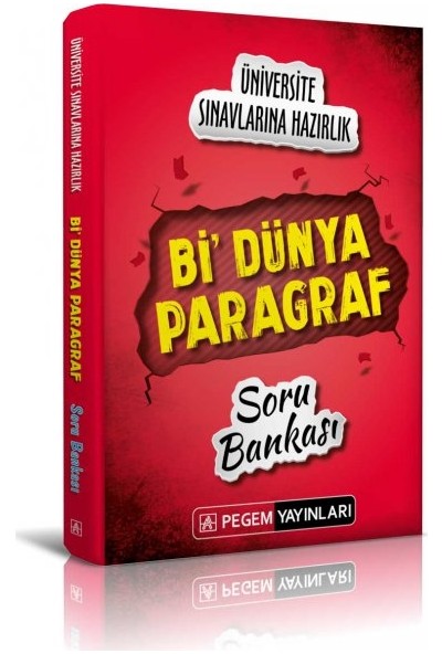 Üniversite Sınavlarına Hazırlık Bi’Dünya Paragraf Soru Bankası