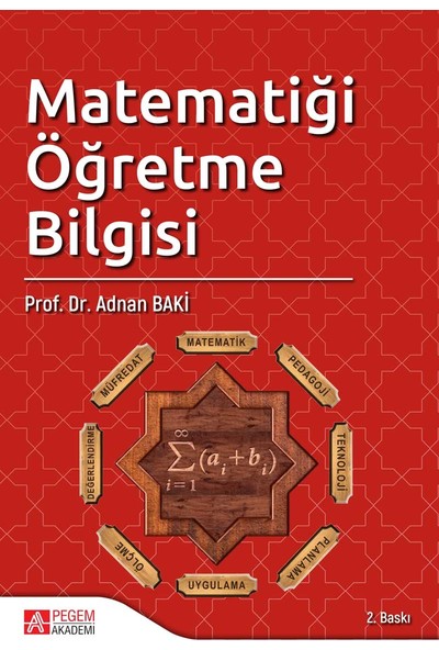 Matematiği Öğretme Bilgisi Matematiği Öğretme Bilgisi