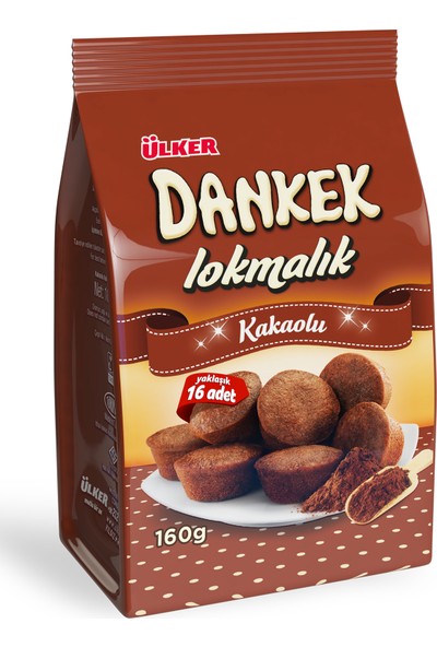Ülker Dankek Lokmalık Kakaolu 160 gr Ülker Dankek Lokmalık Kakaolu 160 gr