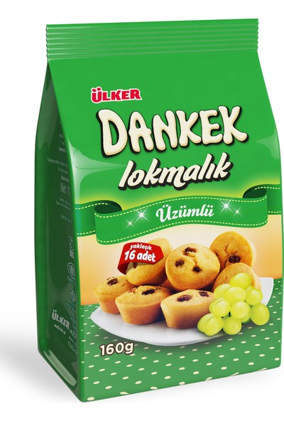 Ülker Dankek Lokmalık Üzümlü 160 gr