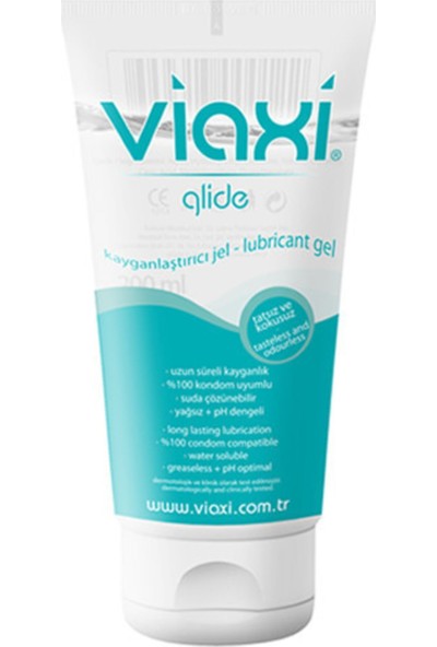 Viaxi Su Bazlı Kayganlaştırıcı Jel Glide Sade 200 Ml.