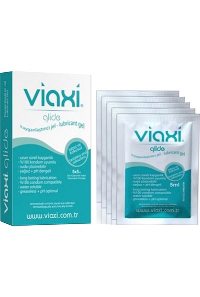 Viaxi Glide Kayganlaştırıcı Jel 5x5 ml