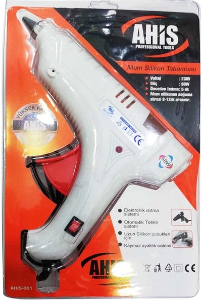 Ahis B5 Mum Silikon Tabanca Büyük 60 W AHIS-001