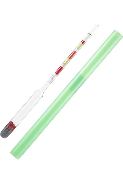 Joytech Üçlü Ölçekli Hidrometre Cam Alkol Metre Test Ölçer 26 cm Joytech Üçlü Ölçekli Hidrometre Cam Alkol Metre Test Ölçer 26 cm