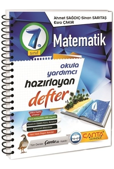Çanta Yayınları 7. Sınıf Matematik Hazırlayan Defter Çanta Yayınları 7. Sınıf Matematik Hazırlayan Defter