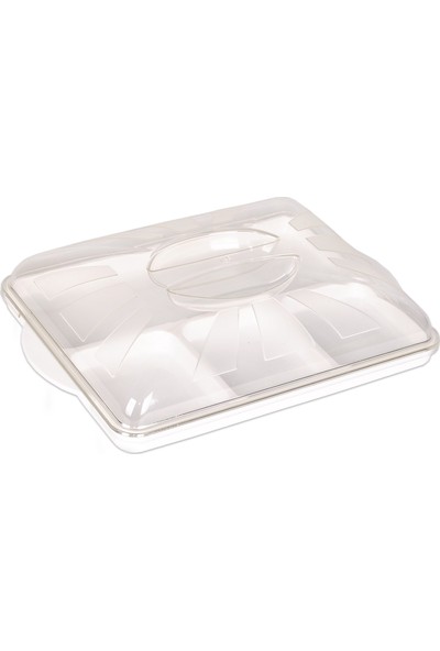 Bimbambom Kapaklı Kahvaltı Tabağı Tek Kişilik Beyaz