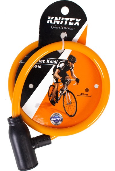 Knitex KTX516 Ince Bisiklet Kilidi 65CM Knitex KTX516 Ince Bisiklet Kilidi 65CM