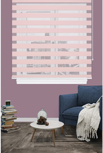 Kozastor Pembe Zebra Perde 55V13 Eteksiz Kozastor Pembe Zebra Perde 55V13 Eteksiz