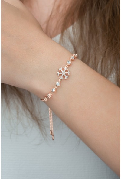 Nereze 925 Ayar Asansörlü Rose Kartanesi Bileklik Kadın Gümüş Bileklik Nereze 925 Ayar Asansörlü Rose Kartanesi Bileklik Kadın Gümüş Bileklik