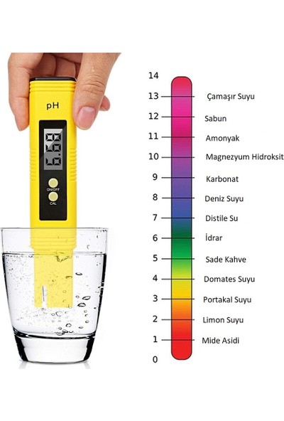 UniChrome Dijital Ph Metre Su Sıvı Akvaryum Ph Ölçer Kalibrasyon UniChrome Dijital Ph Metre Su Sıvı Akvaryum Ph Ölçer Kalibrasyon