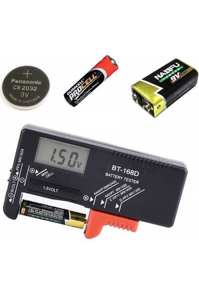 Joytech BT-168D LCD Ekranlı Dijital Pil Kapasite Ölçüm Test Cihazı Joytech BT-168D LCD Ekranlı Dijital Pil Kapasite Ölçüm Test Cihazı