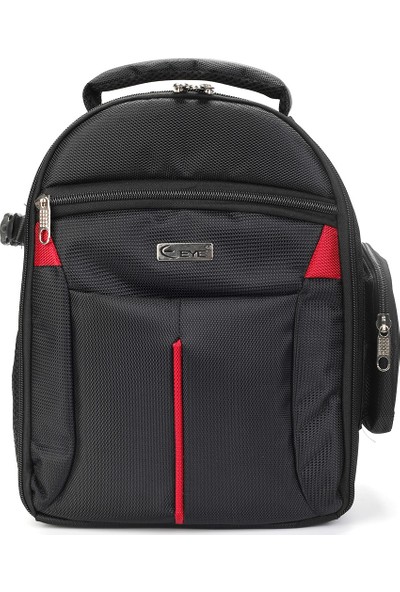 Eye 6617 Foto Sırt Çantası Siyah Kırmızı