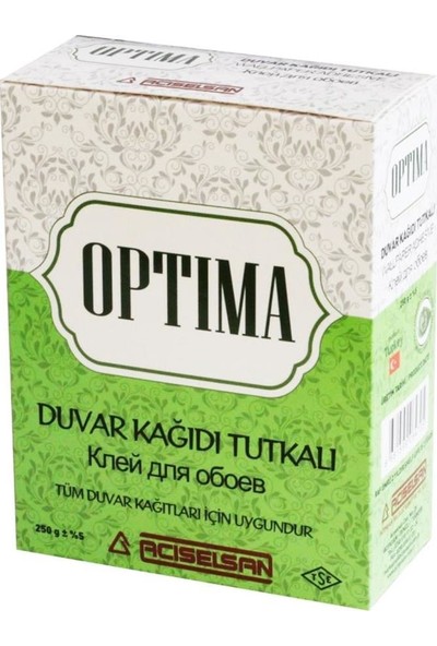 Optima Acıselsan Optima Duvar Kağıdı Tutkalı 250 gr