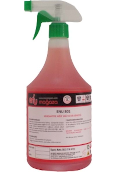 Enu Ağır Yağ ve Karbon Sökücü 1000 ml