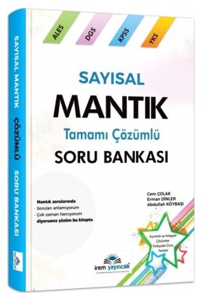 İrem Yayıncılık Sayısal Mantık Çözümlü Soru Bankası İrem Yayıncılık Sayısal Mantık Çözümlü Soru Bankası