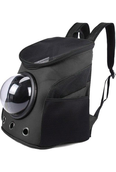 Miapet Fanuslu Kedi Köpek Taşıma Çantası 45 cm Siyah Miapet Fanuslu Kedi Köpek Taşıma Çantası 45 cm Siyah