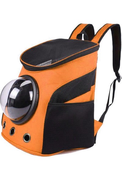 Miapet Fanuslu Kedi Köpek Taşıma Çantası 45 cm Turuncu Miapet Fanuslu Kedi Köpek Taşıma Çantası 45 cm Turuncu