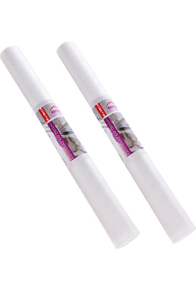 Bimbambom Şeffaf Kaydırmaz Halı - Raf Örtüsü 2 Adet 45 x 90 cm