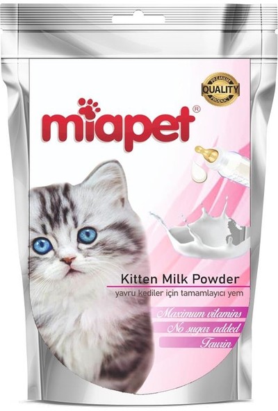 Miapet Kitten Milk Powder Yavru Kedi Süt Tozu 200 gr Miapet Kitten Milk Powder Yavru Kedi Süt Tozu 200 gr