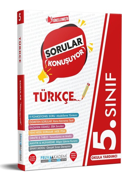 Pruva Akademi 5. Sınıf Türkçe Sorular Konuşuyor Pruva Akademi 5. Sınıf Türkçe Sorular Konuşuyor
