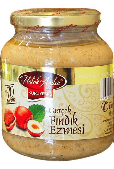 Haluk Aydın Kuruyemiş Gerçek Fındık Ezmesi 320 gr Haluk Aydın Kuruyemiş Gerçek Fındık Ezmesi 320 gr