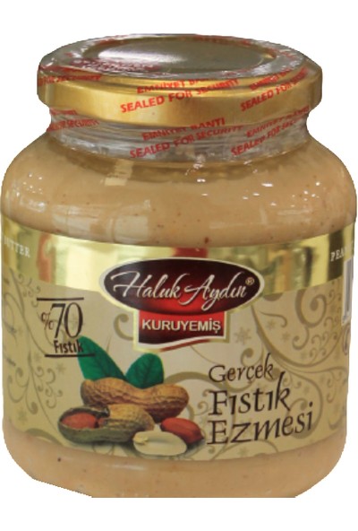Haluk Aydın Kuruyemiş Gerçek Fıstık Ezmesi 320 gr Haluk Aydın Kuruyemiş Gerçek Fıstık Ezmesi 320 gr