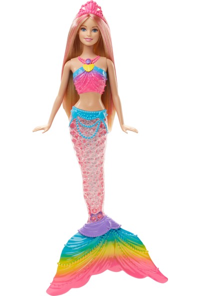 Barbie Gökkuşağı Işıklı Denizkızı, 3-7 Yaş Arası İçin DHC40 Barbie Gökkuşağı Işıklı Denizkızı, 3-7 Yaş Arası İçin DHC40