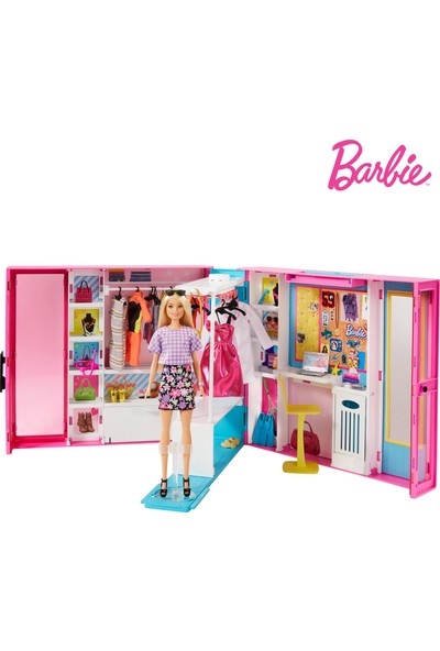 Barbie'nin Rüya Gardırobu Barbie Bebek ve 25'ten Fazla Aksesuar İle GBK10 Barbie'nin Rüya Gardırobu Barbie Bebek ve 25'ten Fazla Aksesuar İle GBK10