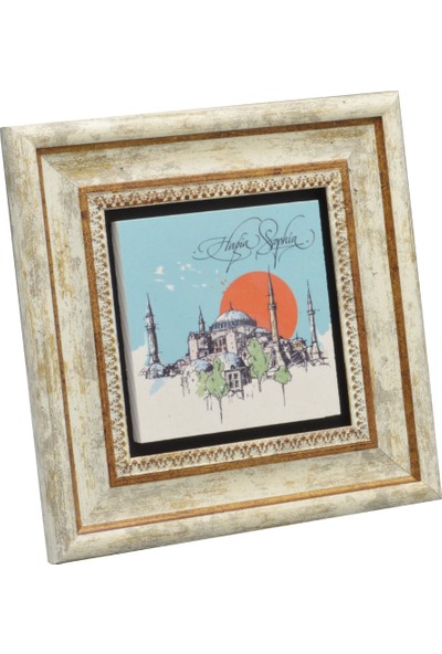 Sadrazam Hediyelik Ayasofya Baskılı Dekoratif Doğaltaş Tablo Çerçeve (25*25) (IST-045) Sadrazam Hediyelik Ayasofya Baskılı Dekoratif Doğaltaş Tablo Çerçeve (25*25) (IST-045)