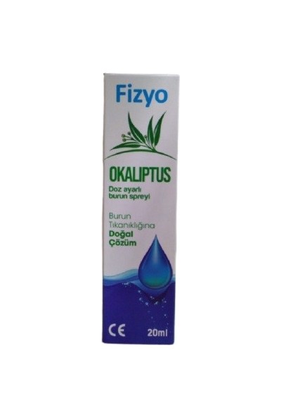 Fizyo Okaliptus İçerikli Doz Ayarlı Burun Tıkanıklığı Spreyi 20 ml Fizyo Okaliptus İçerikli Doz Ayarlı Burun Tıkanıklığı Spreyi 20 ml