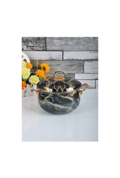 Paçi Home Emaye Elit Tencere Mermer 18 cm S-200614 Paçi Home Emaye Elit Tencere Mermer 18 cm S-200614