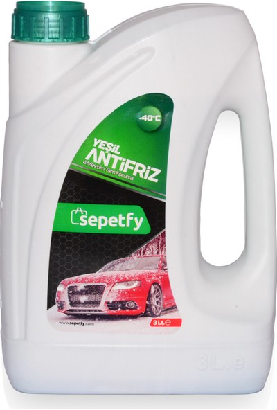 Sepetfy -40°c Yeşil Antifiriz 3 lt Sepetfy -40°c Yeşil Antifiriz 3 lt