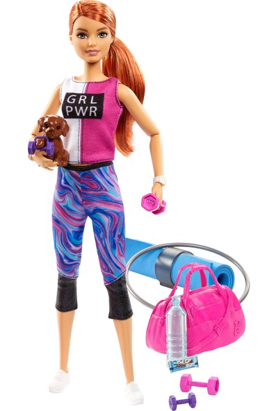 Barbie Wellness Barbie'nin Spa Günü Bebekleri - Spor Temalı GJG57 Barbie Wellness Barbie'nin Spa Günü Bebekleri - Spor Temalı GJG57