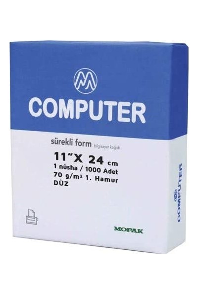 Mopak 11X24 1N. 70 Gr Sürekli Form 1000 Li Mopak 11X24 1N. 70 Gr Sürekli Form 1000 Li