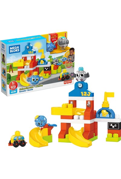 Fisher-Price Mega Bloks Peek A Blocks Okul Oyun Seti GRJ19 Fisher-Price Mega Bloks Peek A Blocks Okul Oyun Seti GRJ19