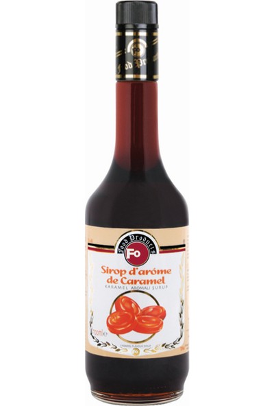 FO Karamel Aromalı Kokteyl Şurubu 700 ml FO Karamel Aromalı Kokteyl Şurubu 700 ml