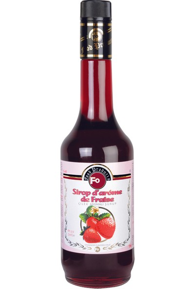 FO Çilek Aromalı Kokteyl Şurubu 700 ml FO Çilek Aromalı Kokteyl Şurubu 700 ml