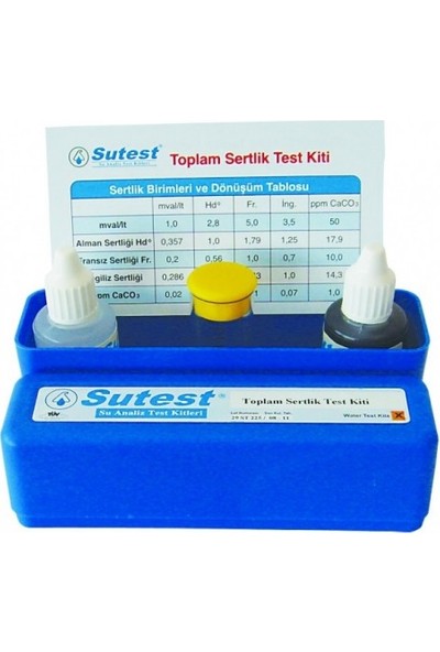 Sutest Toplam Sertlik Kiti Sutest Toplam Sertlik Kiti