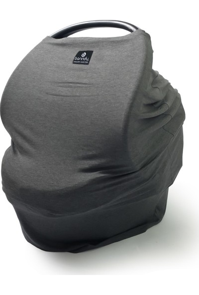 Banndu Easy Emzirme ve Puset Örtüsü - Füme Gri