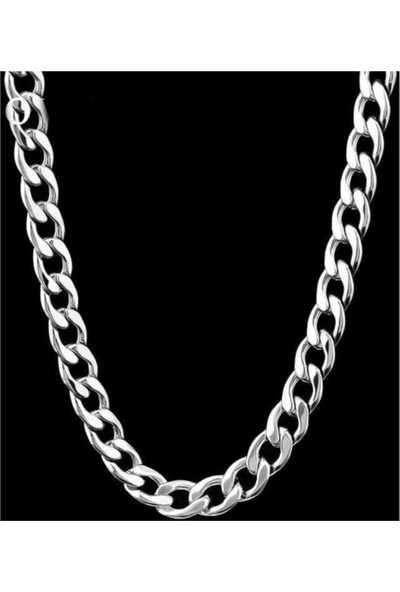 X-lady Accessories Gemici Erkek Zinciri Kolye 7 mm 56 cm Gümüş Renk
