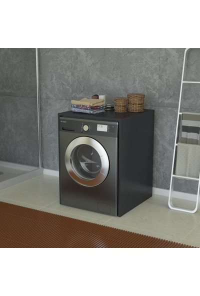 İndirimse Home Classic Cube Antrasit Çamaşır Makinesi Dolabı İndirimse Home Classic Cube Antrasit Çamaşır Makinesi Dolabı