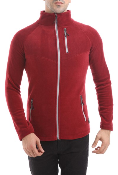 Ghassy Co. Snow Armor Erkek Tam Fermuarlı Bordo Polar Ceket Ghassy Co. Snow Armor Erkek Tam Fermuarlı Bordo Polar Ceket