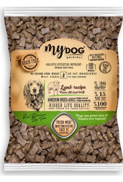 Mydog Kuzu Etli 1 kg Küçük ve Orta Irklar Için Yetişkin Köpek Maması Mydog Kuzu Etli 1 kg Küçük ve Orta Irklar Için Yetişkin Köpek Maması