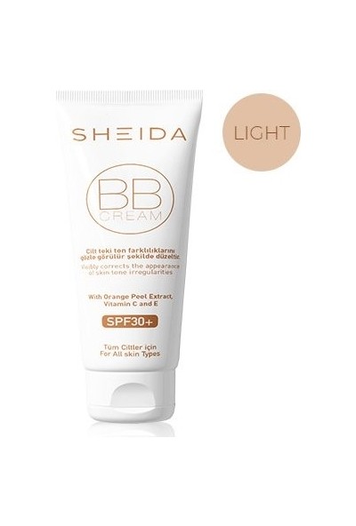 Sheida Bb Cream Lıght 50 ml Sheida Bb Cream Lıght 50 ml