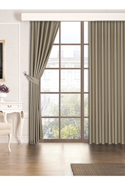 Belnido Koyu Taş Blackout Karartma Güneşlik Hazır Star Fon Perde 80 x 250 cm Belnido Koyu Taş Blackout Karartma Güneşlik Hazır Star Fon Perde 80 x 250 cm