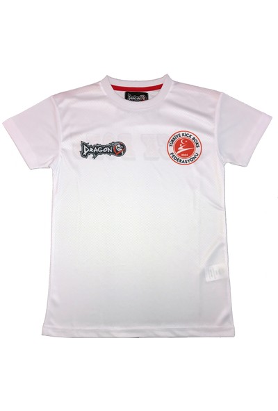 Dragon KF1004 Beyaz Kick Boks Tişörtü