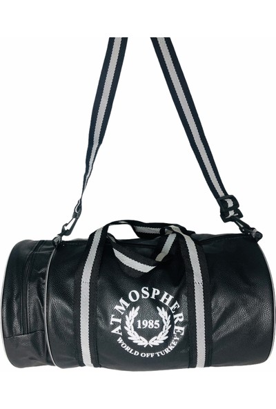 Atmosphere Siyah Silindir El ve Omuz Spor Çantası